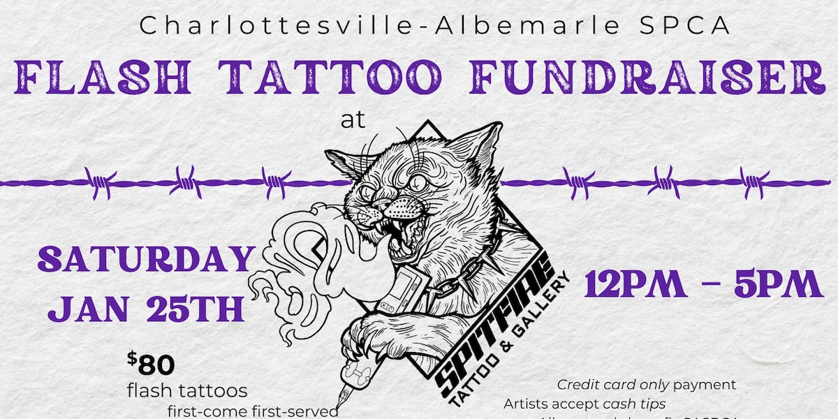 CASPCA tattoo fundraiser returns this month CASPCA tattoo fundraiser returns this month